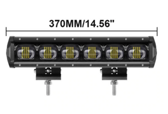 Single Row LED Light Bar With 6D Lens In Multiple Sizes - 8" 14" 20" 2 ...