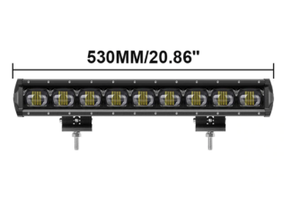 Single Row LED Light Bar With 6D Lens In Multiple Sizes - 8" 14" 20" 2 ...